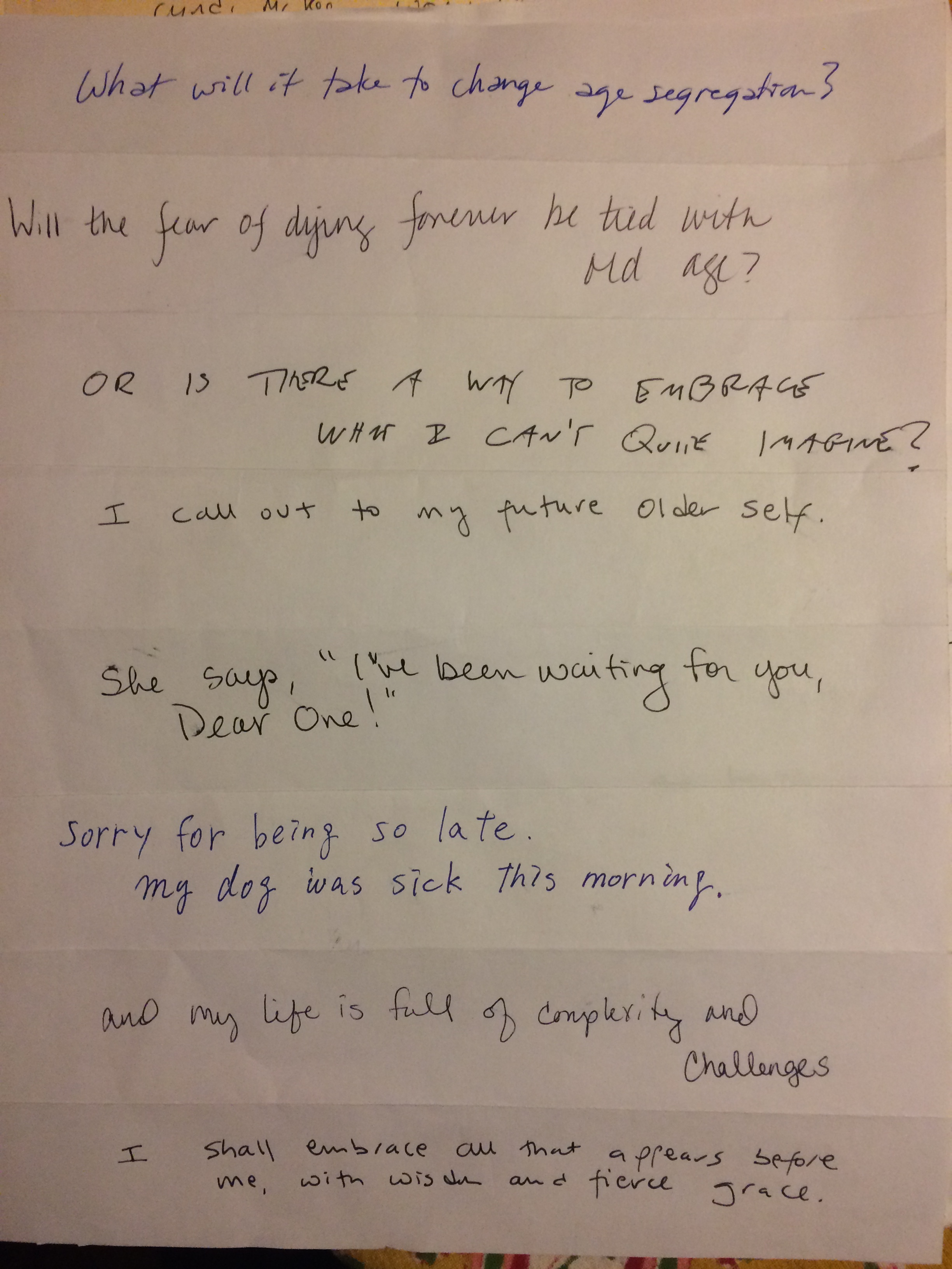 Gero-Punk Poem: I’ve been waiting for you, dear one | The Gero-Punk Project