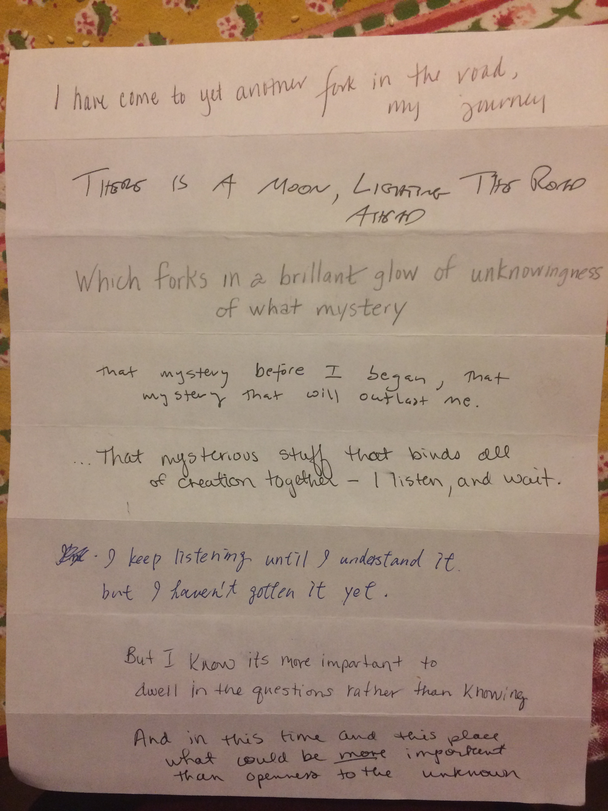 Gero-Punk Poem: There is a moon | The Gero-Punk Project